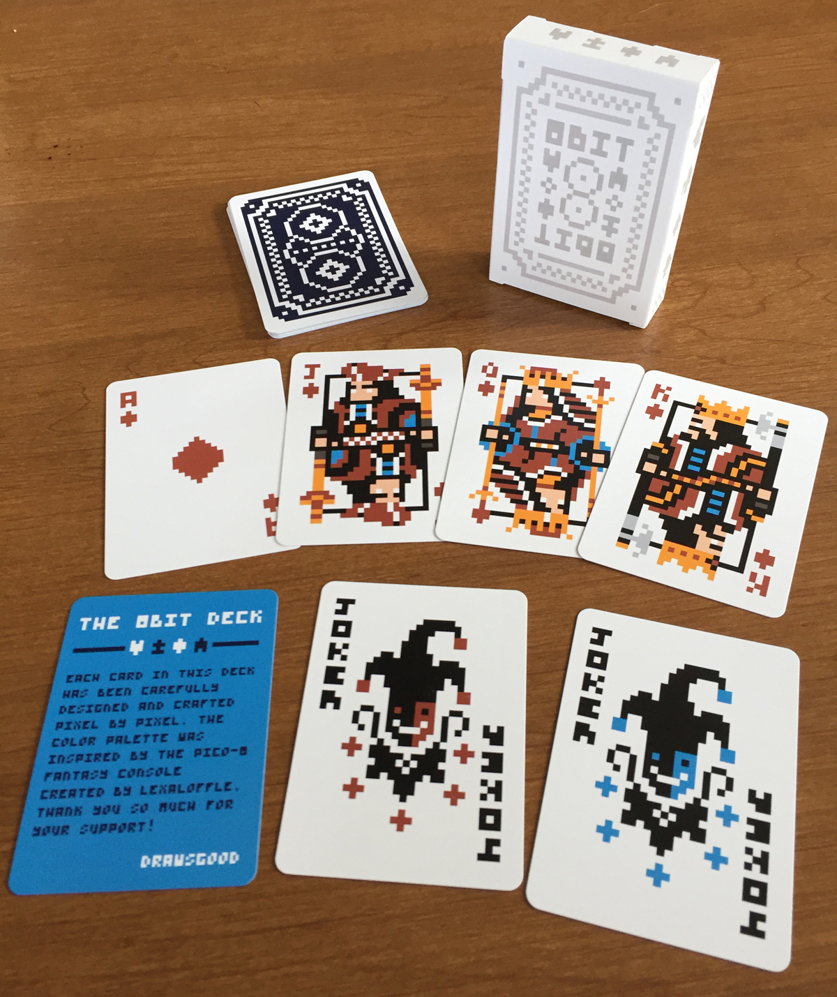 The 8Bit Deck: Pixel Art playing card deck | Scrolller