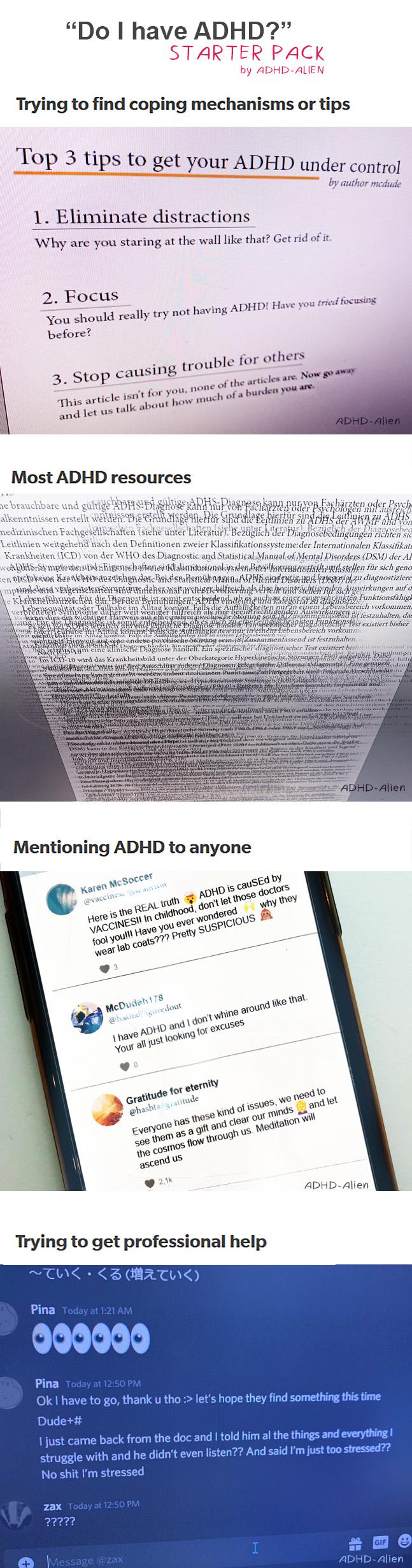 The ADHD experience | Scrolller