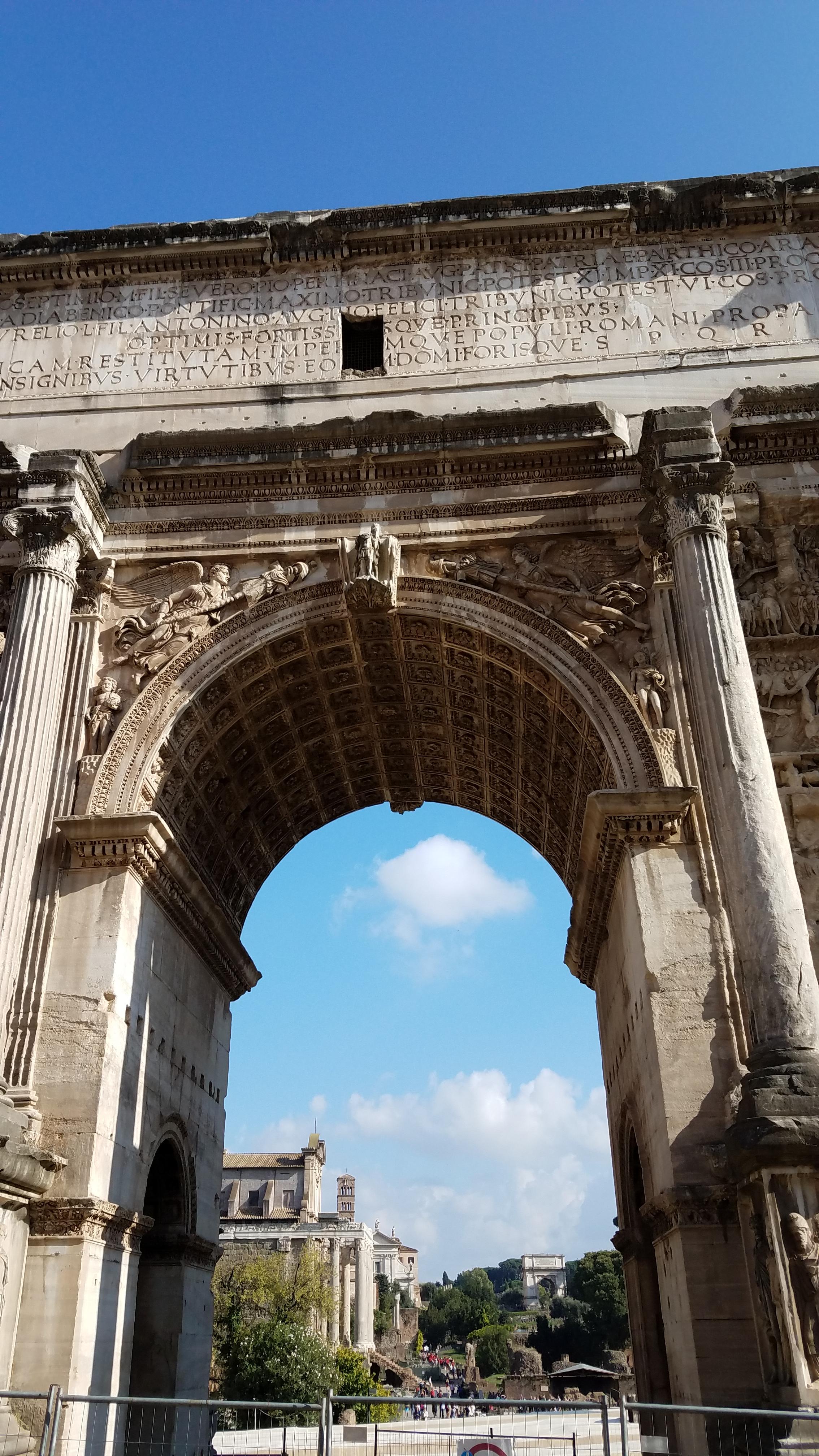 The arch of Septimius Severus. | Scrolller