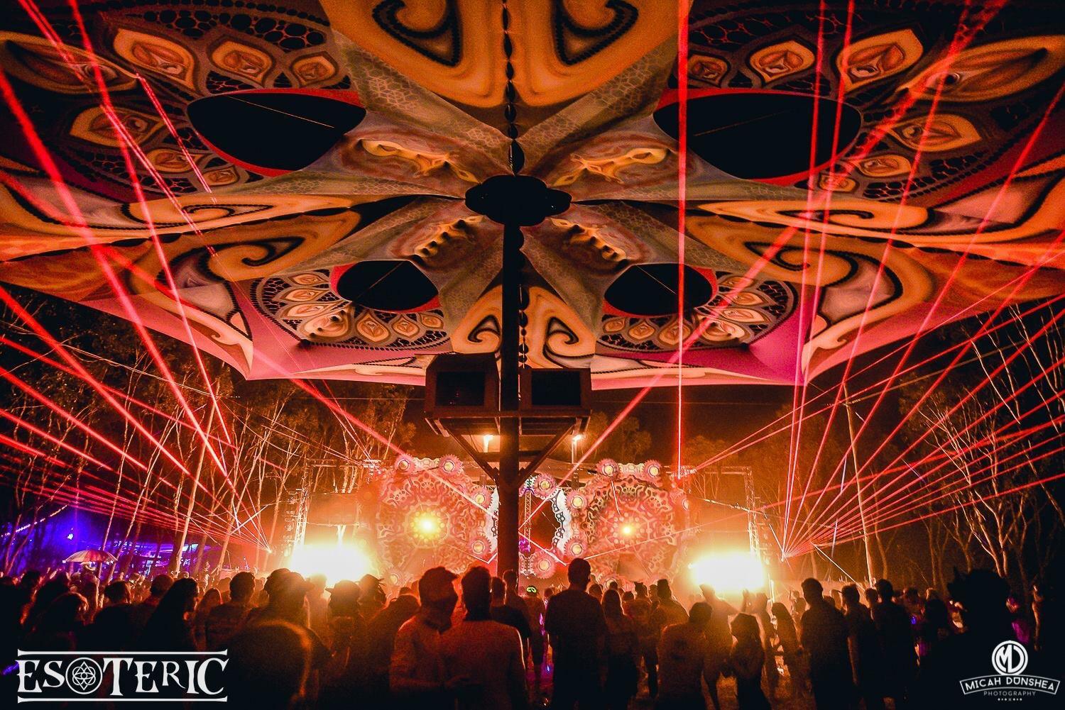 The Ascension stage at Esoteric Festival - Victoria, Australia | Scrolller