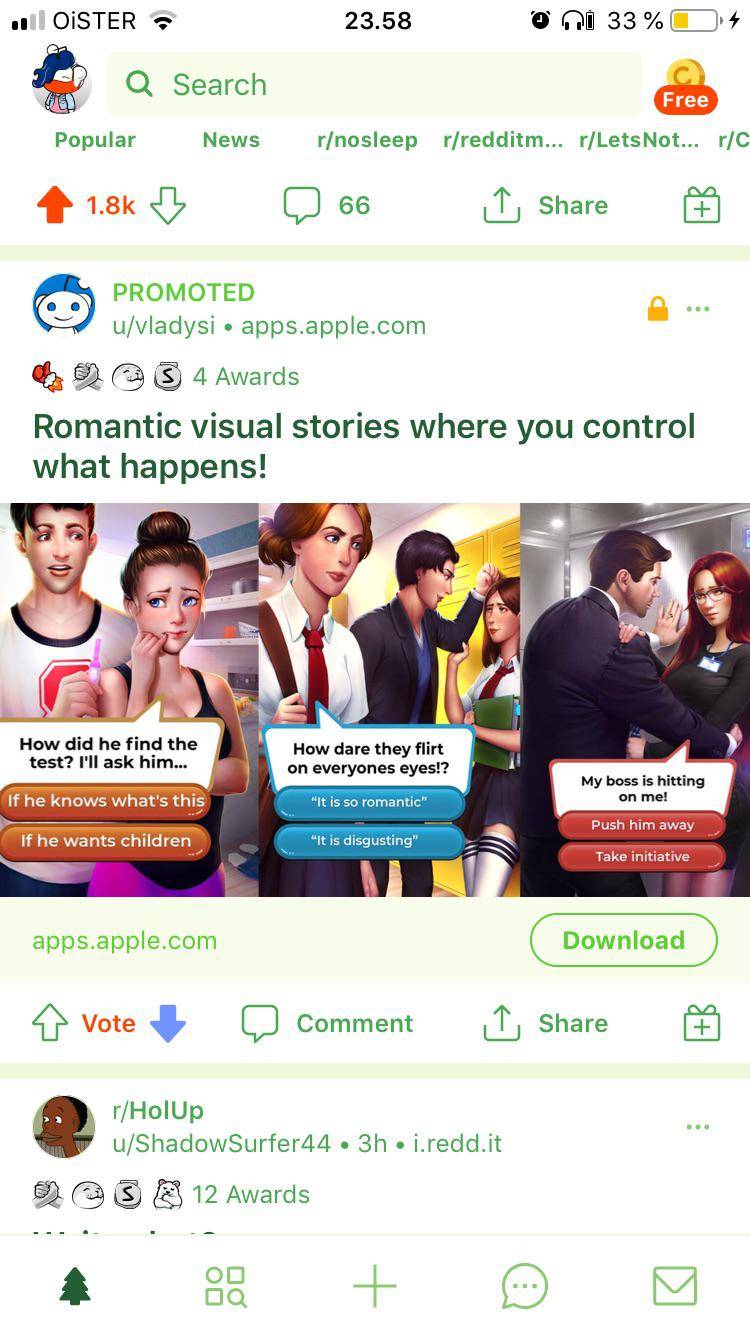 The badads have reached reddit... | Scrolller