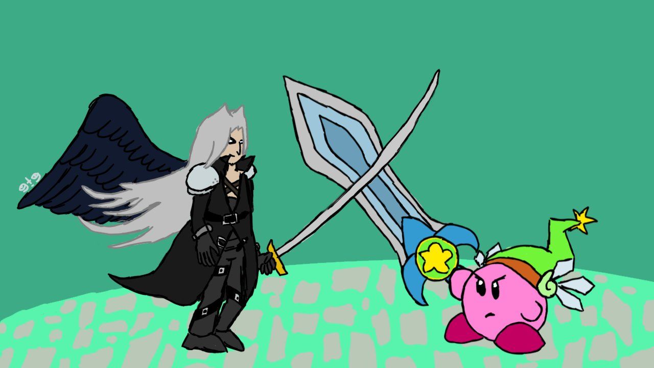 The battle of very big swords. (Fan Art) | Scrolller