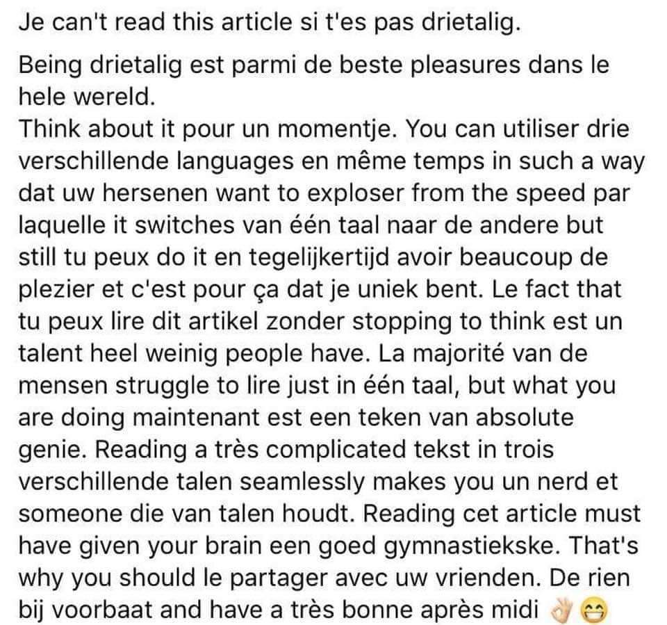 The beauty of being Belgian | Scrolller