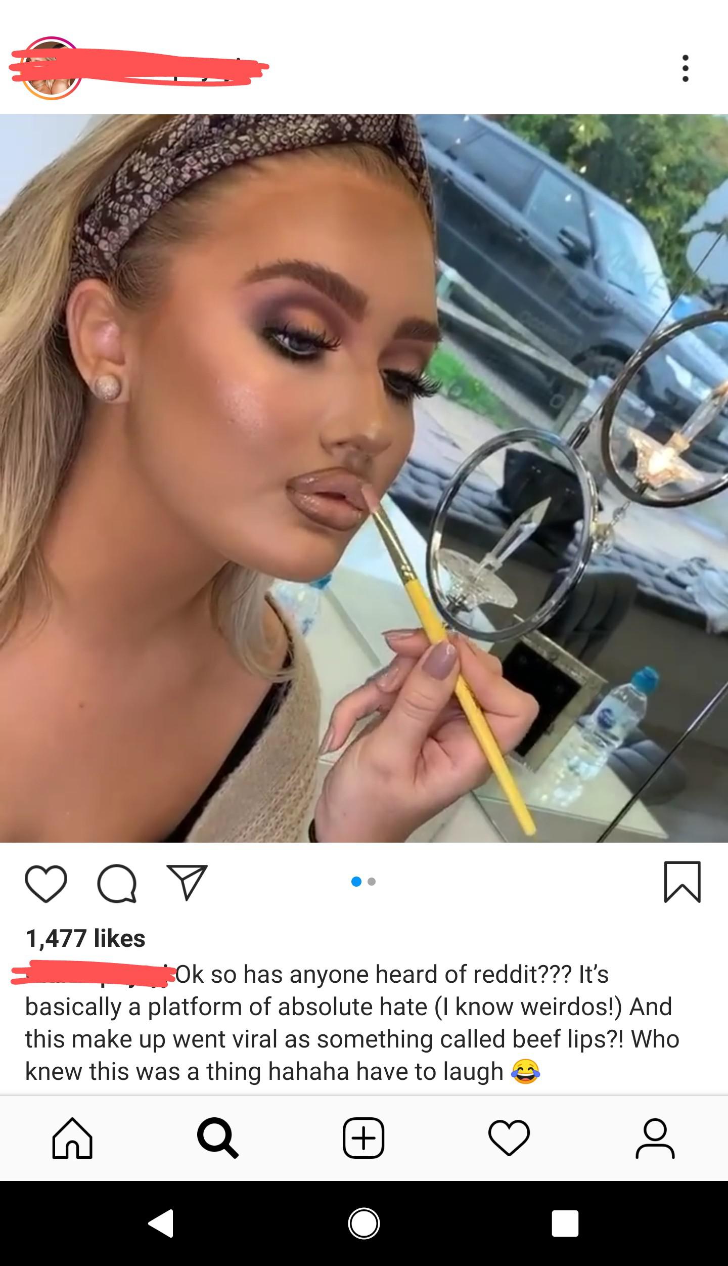 The beef lips are becoming self aware | Scrolller