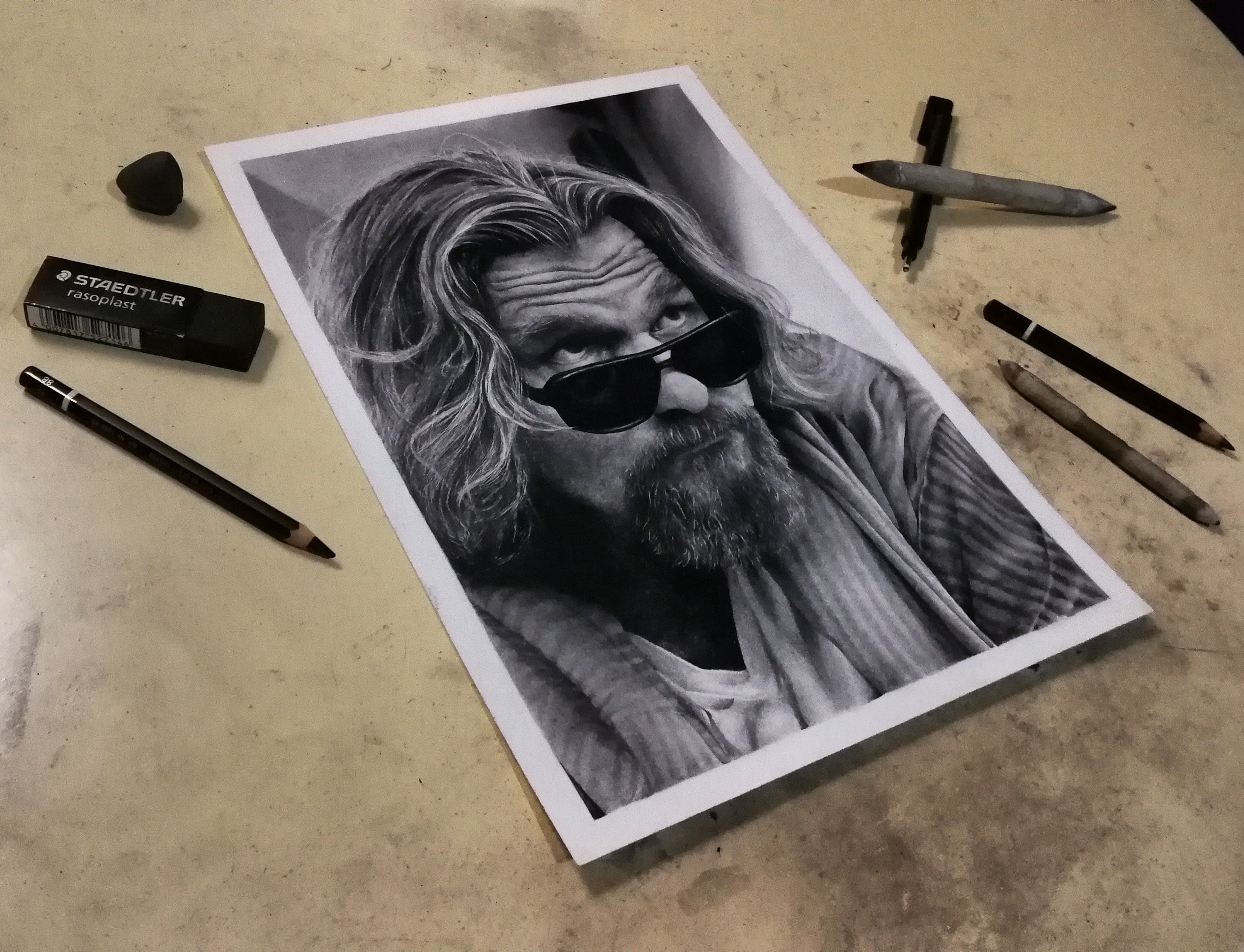 THE BIG LEBOWSKI DRAWING | Scrolller