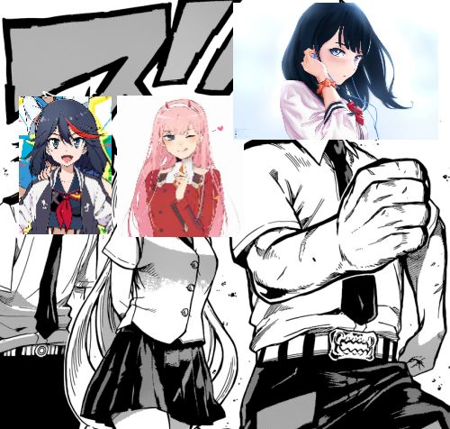 The big three Trigger Studios waifus | Scrolller