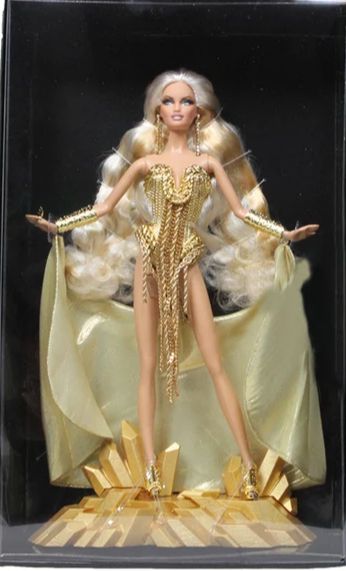 The Blonde's Gold barbie | Scrolller