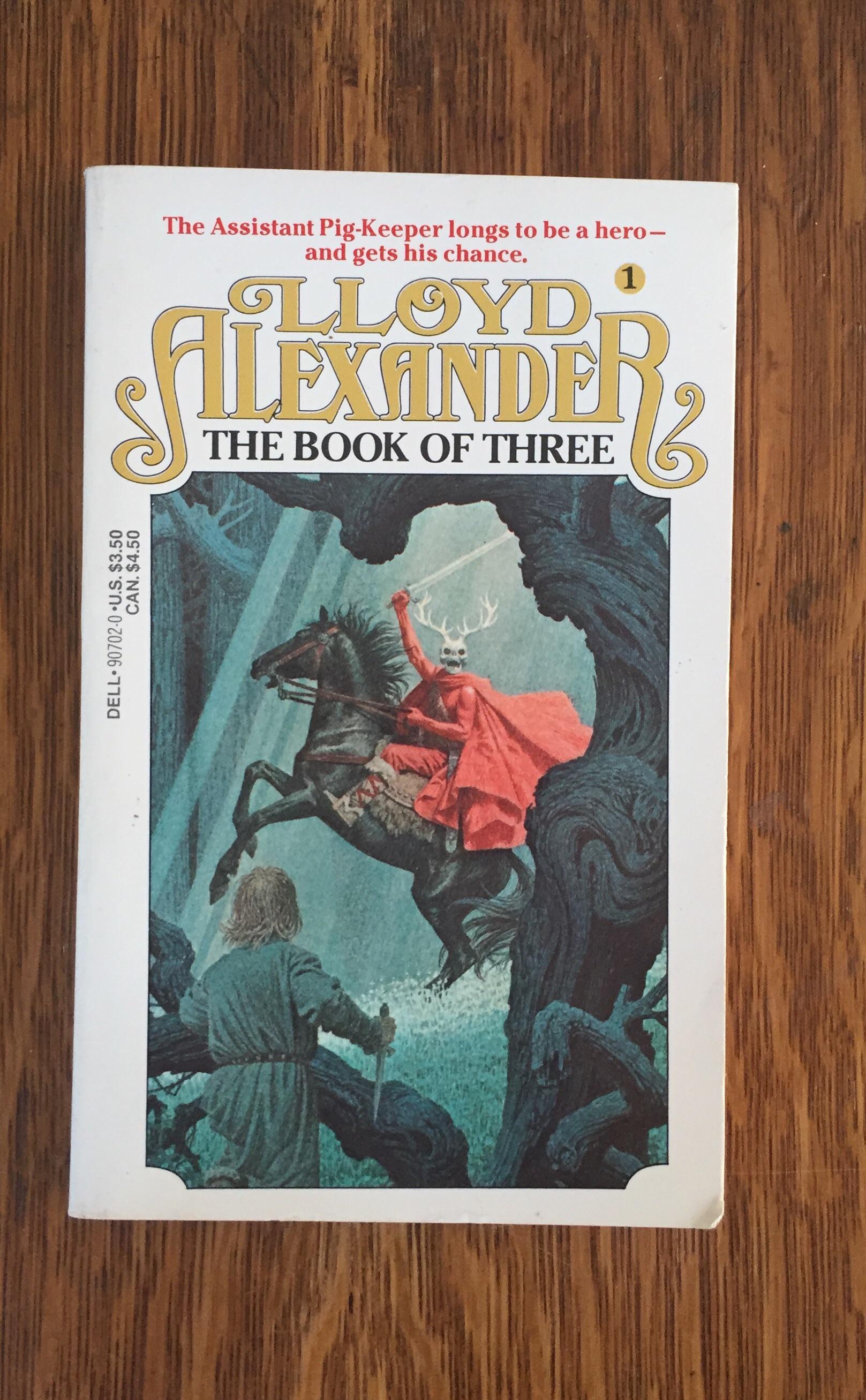 ‘The Book of Three’ by Lloyd Alexander. Cover art by Jean-Leon Huens ...