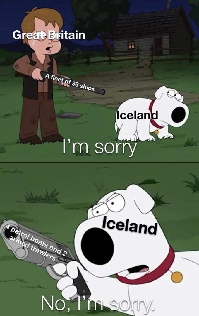 The Cod Wars in a nutshell | Scrolller