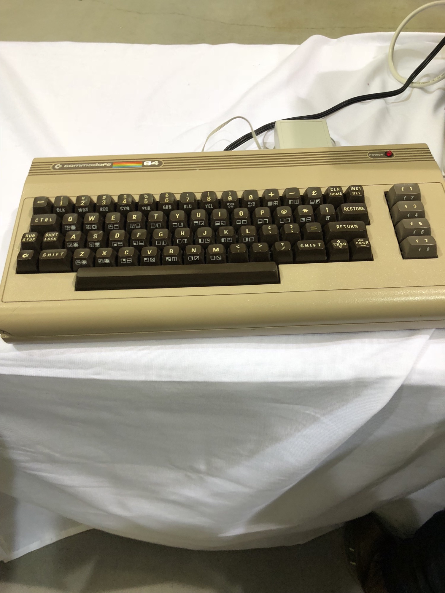 The Commodore 64 8-bit home computer the highest-selling single computer model of all time (1982 ...