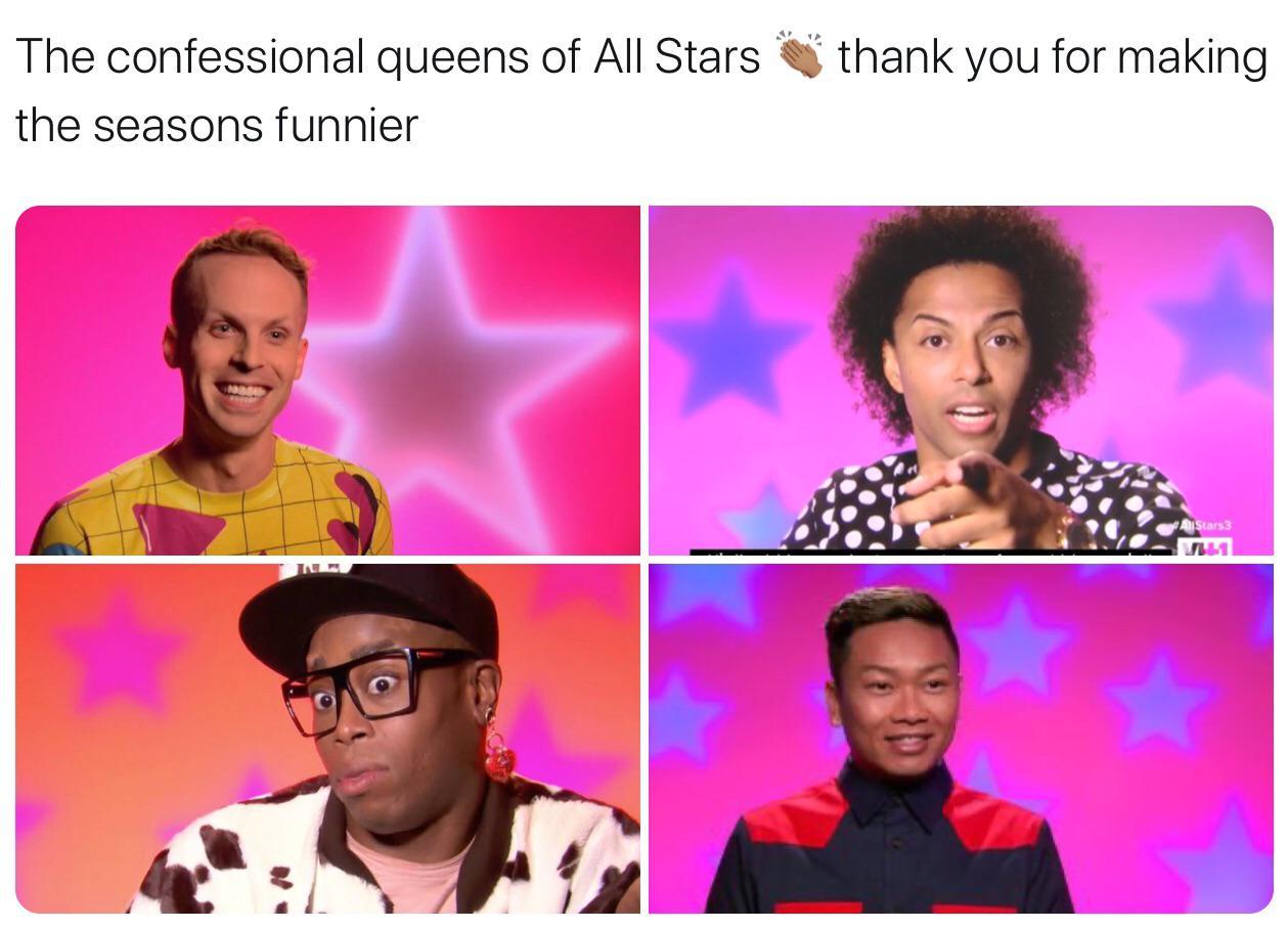 The confessional queens of All Stars | Scrolller