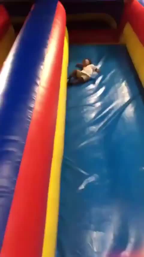 The correct way to go down a slide | Scrolller
