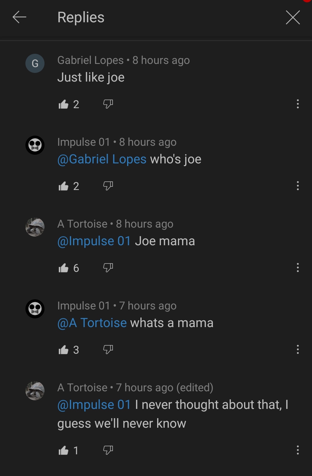 The counter to Joe mama | Scrolller