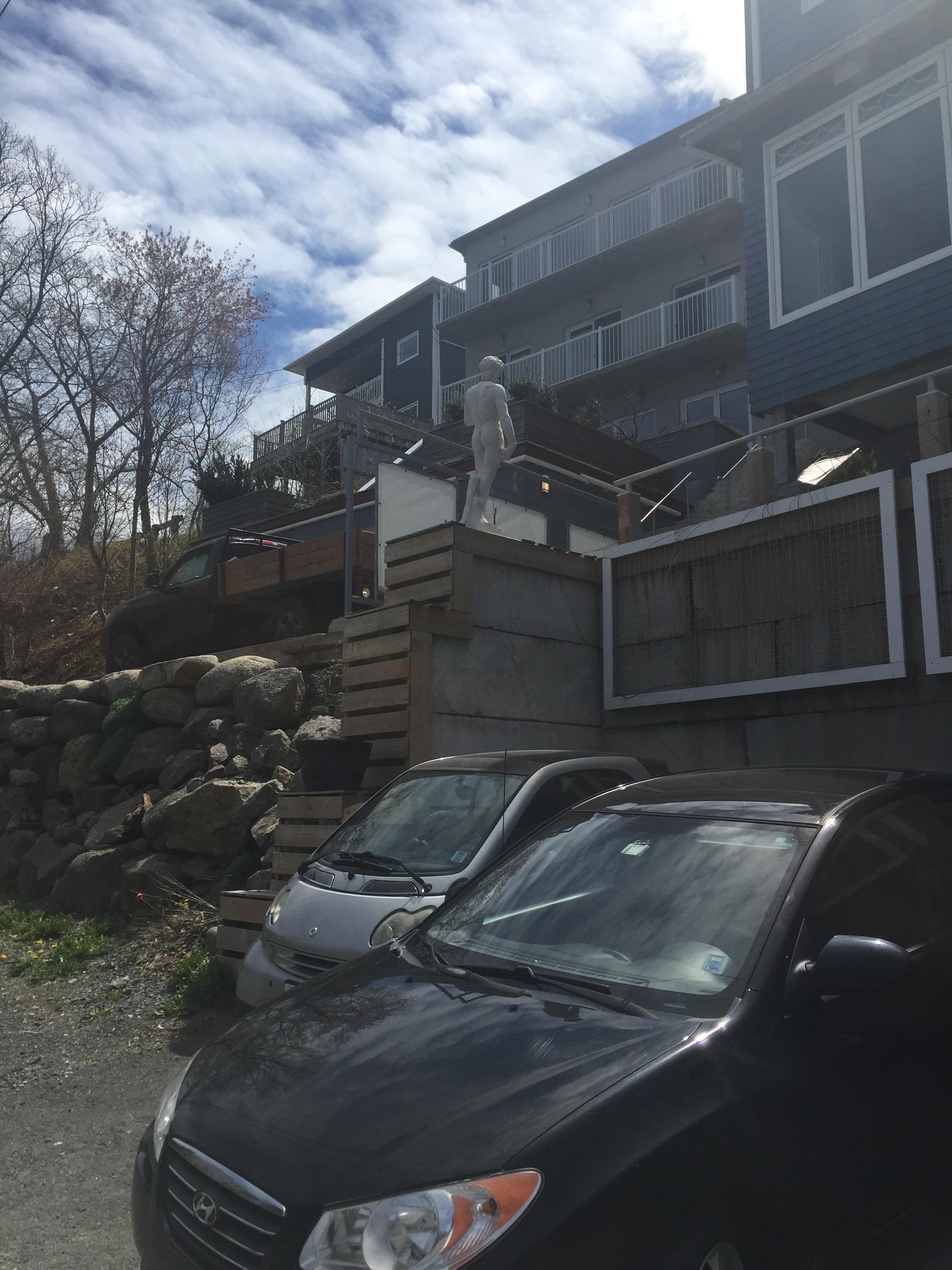 The cowie Hill David statue is back! | Scrolller