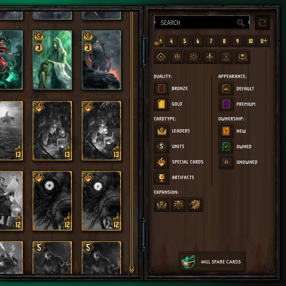 The deck builder filter redesigned | Scrolller