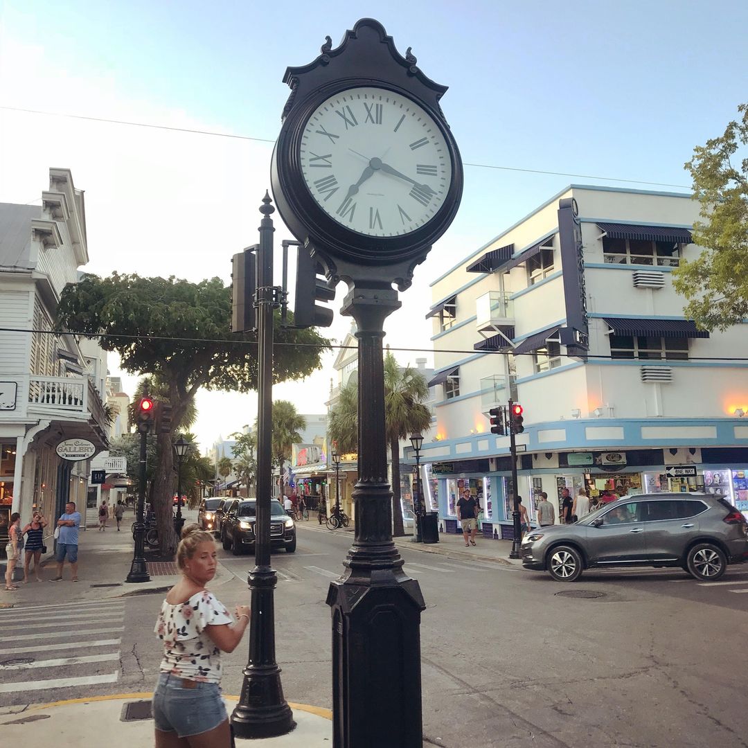 THE DUVAL STREET “BIG CLOCK” IS BACK. It has been restored and replaced after being completely ...
