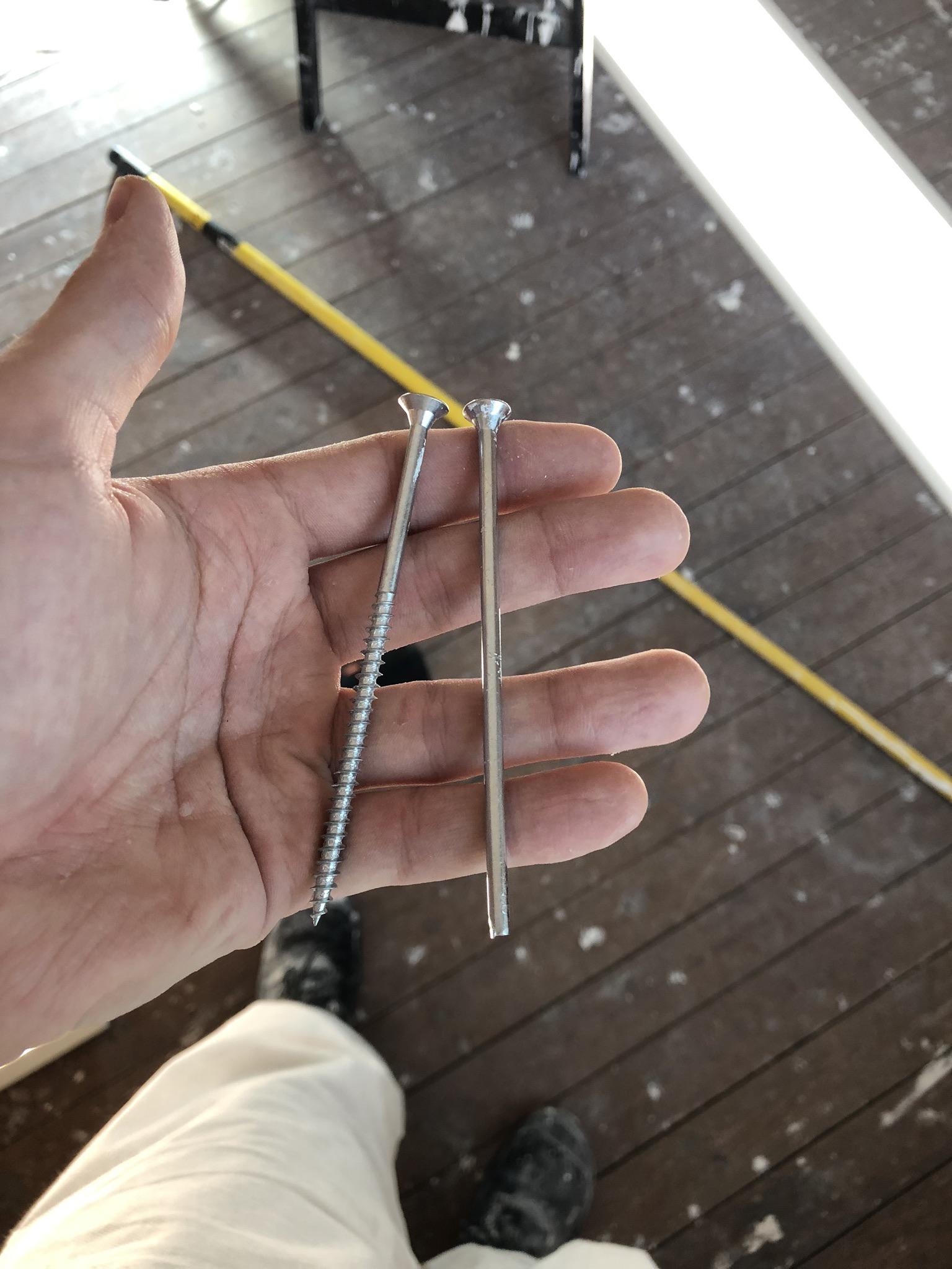 The elusive un threaded screw. | Scrolller