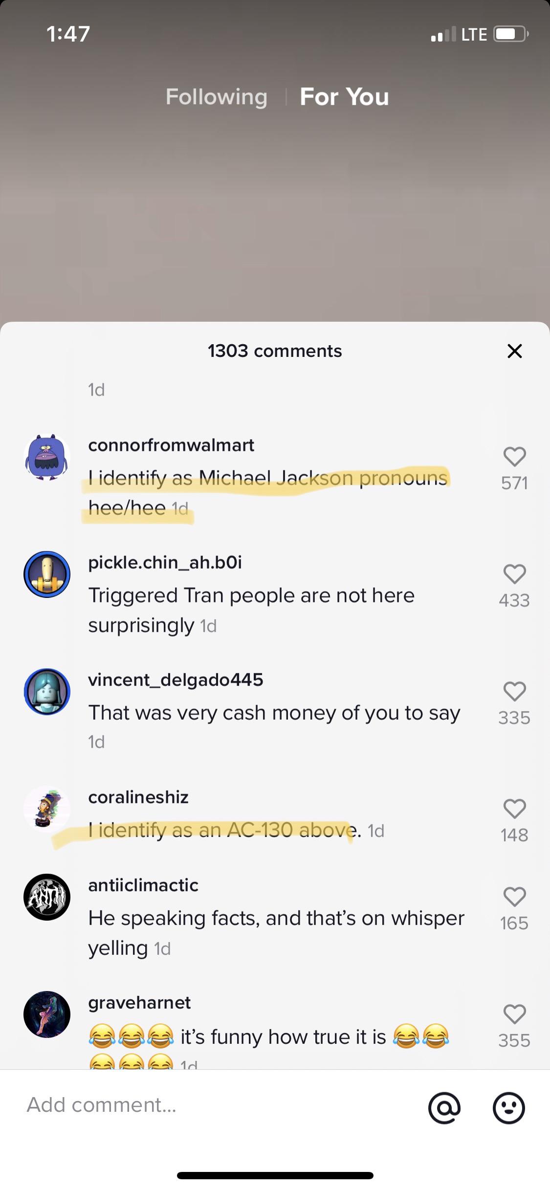 The entire comment section is this | Scrolller