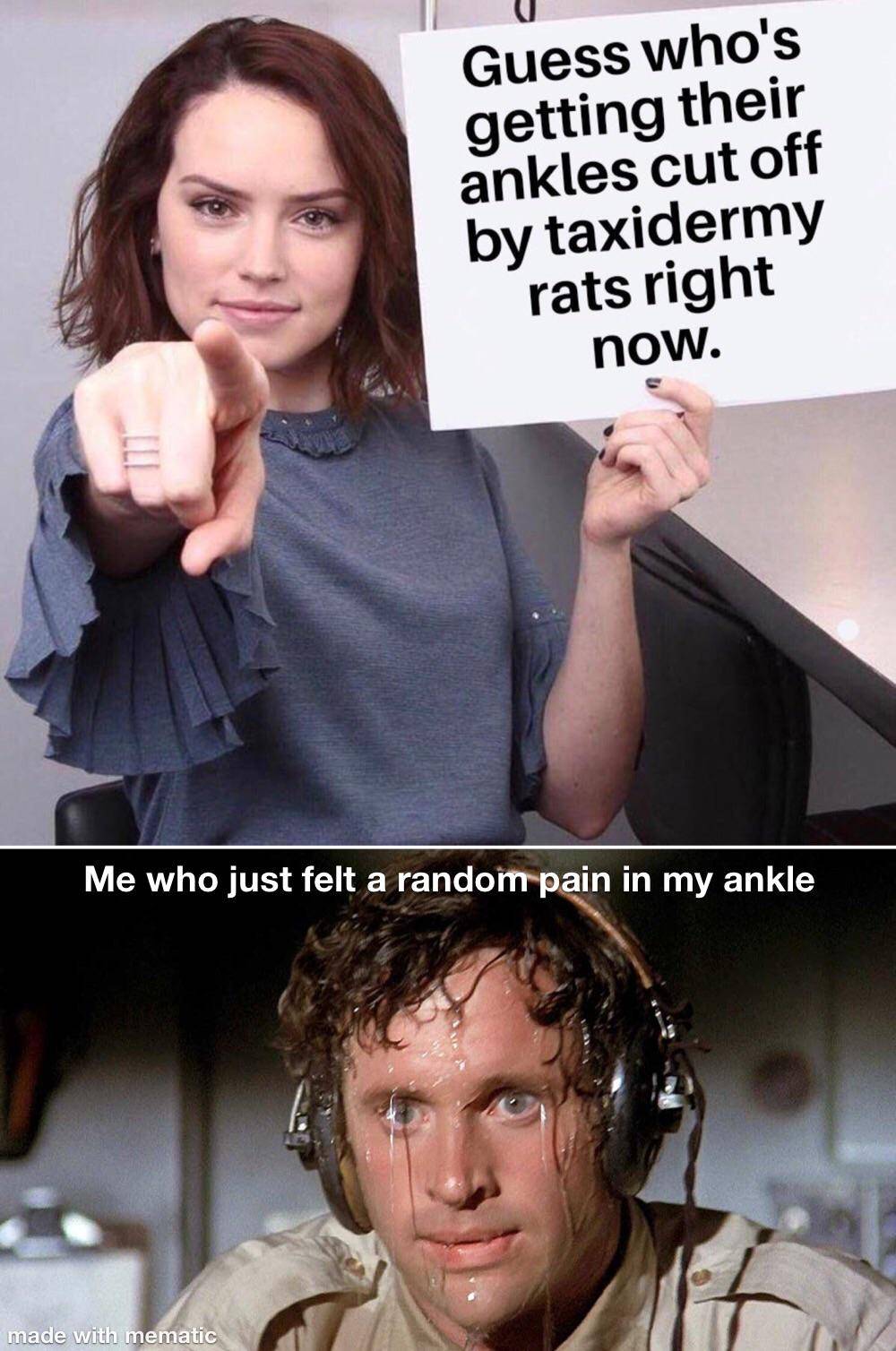 The fear grappled me for a sec | Scrolller