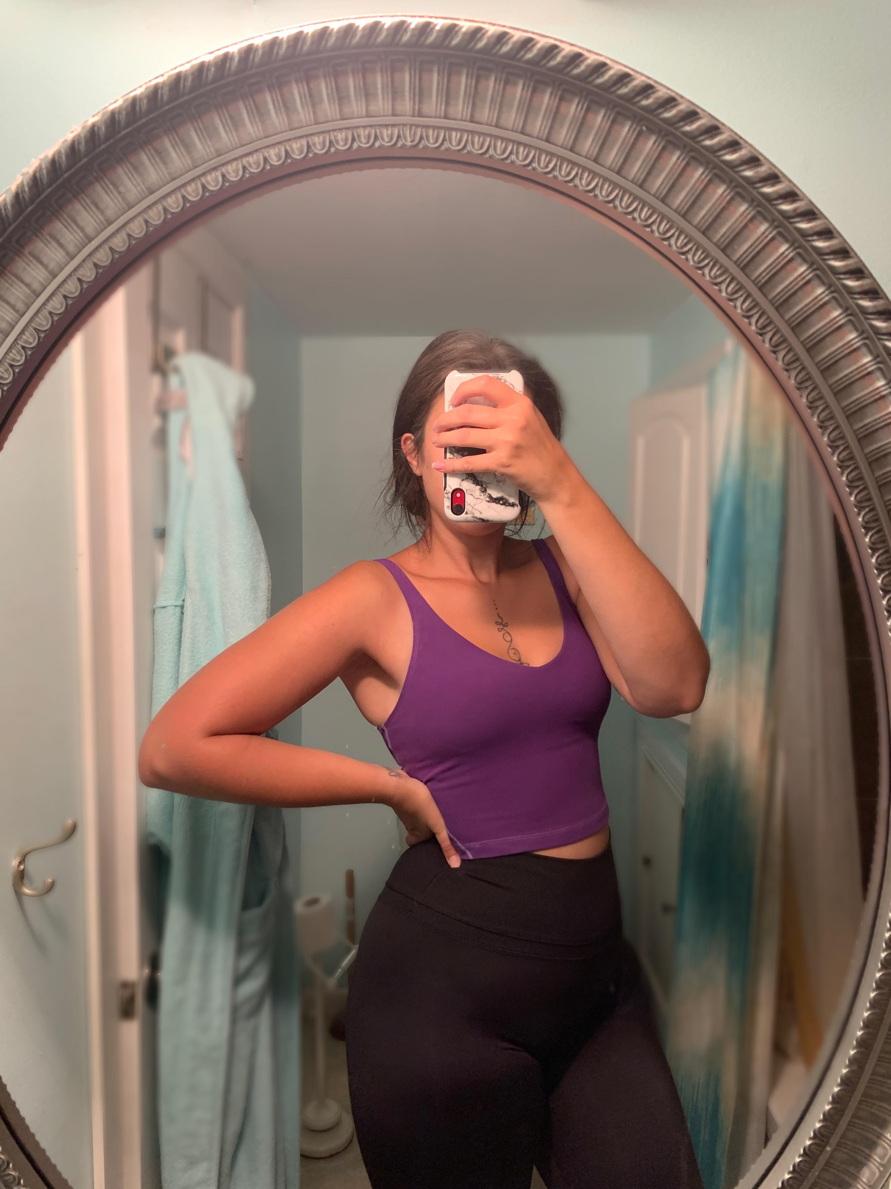 The final product of my dying my white align tank! I am super happy 💜😈🦄☂️🔮 | Scrolller