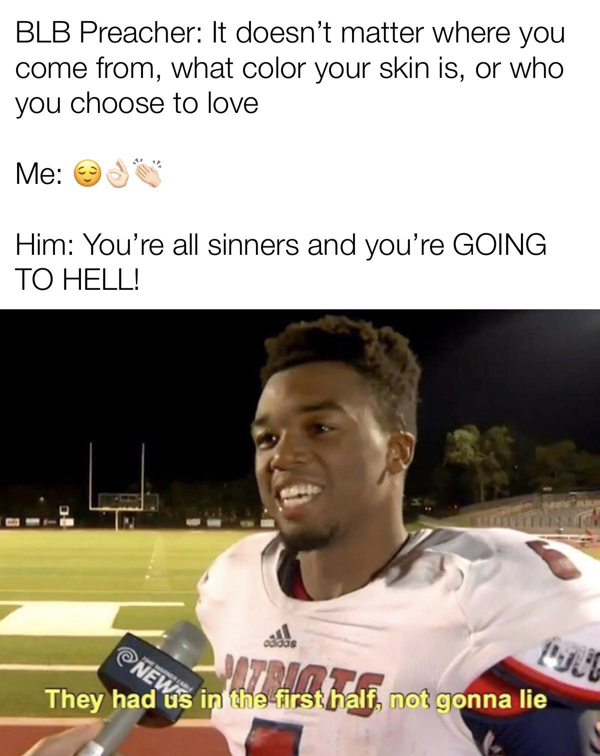 The first encounter with the BLB Preacher | Scrolller