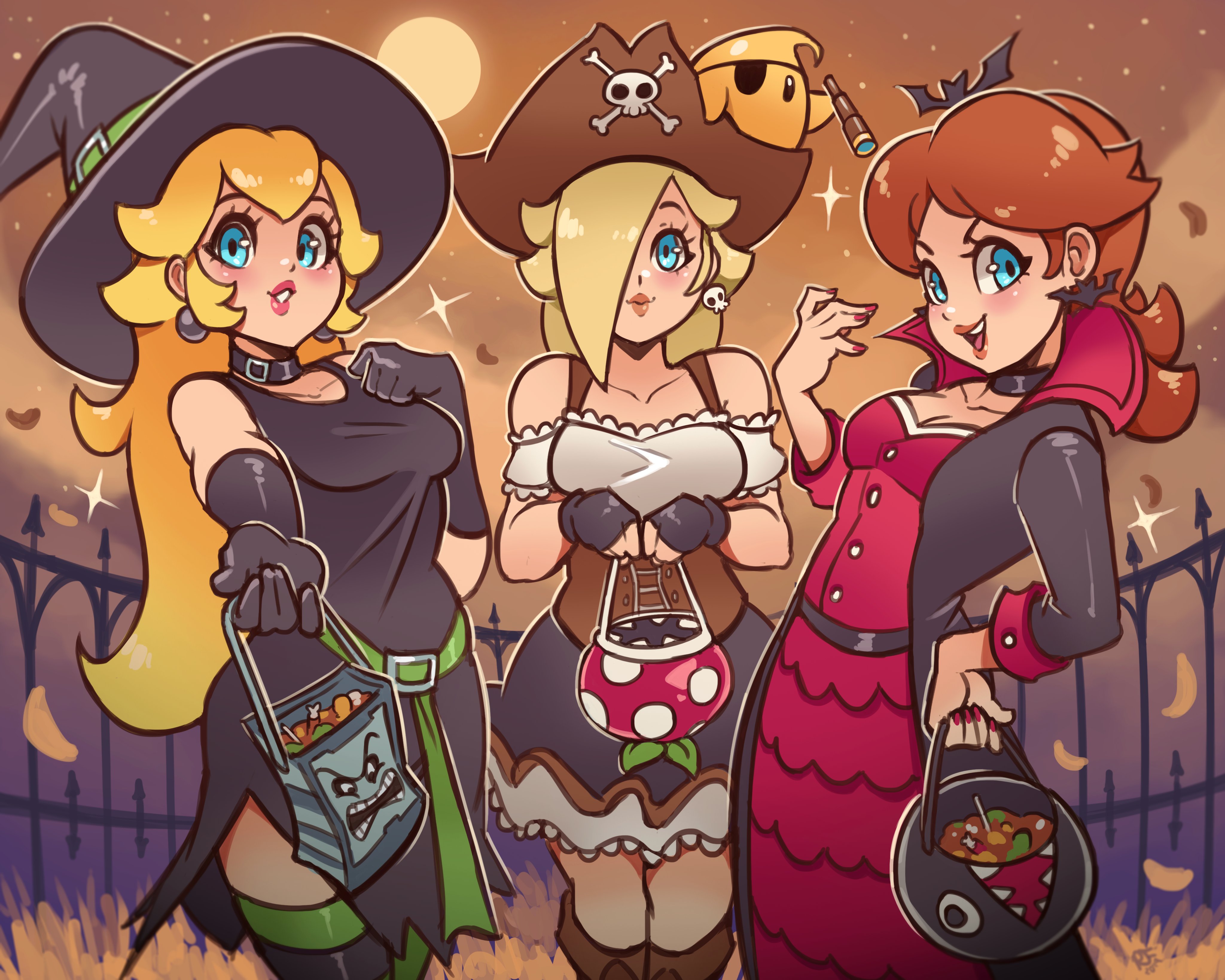 The girls out trick or treating | Scrolller