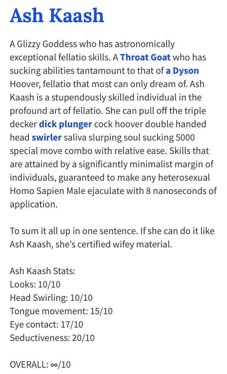 The Glizzy goddess | Scrolller