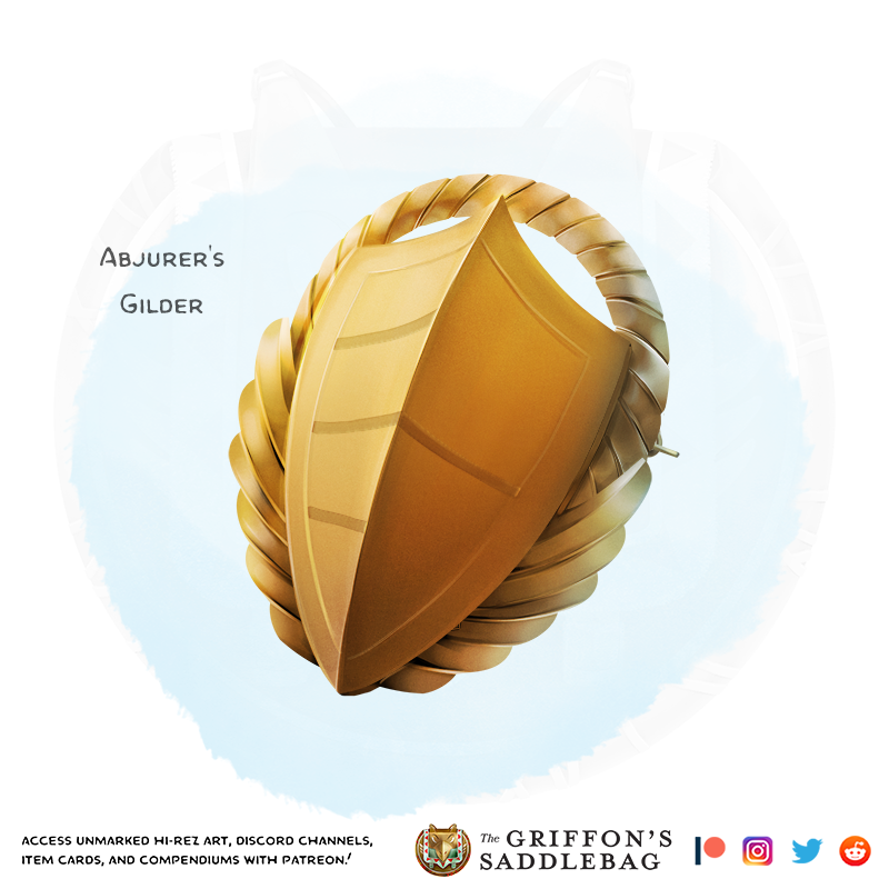 {The Griffon's Saddlebag} Abjurer's Gilder | Wondrous item | Scrolller