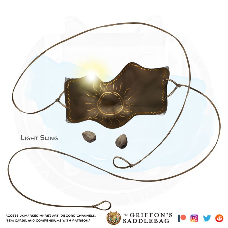 {The Griffon's Saddlebag} Light Sling | Weapon (sling) | Scrolller