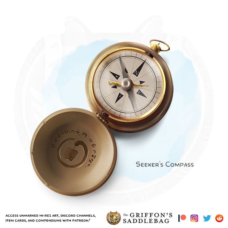 {The Griffon's Saddlebag} Seeker's Compass | Wondrous item | Scrolller