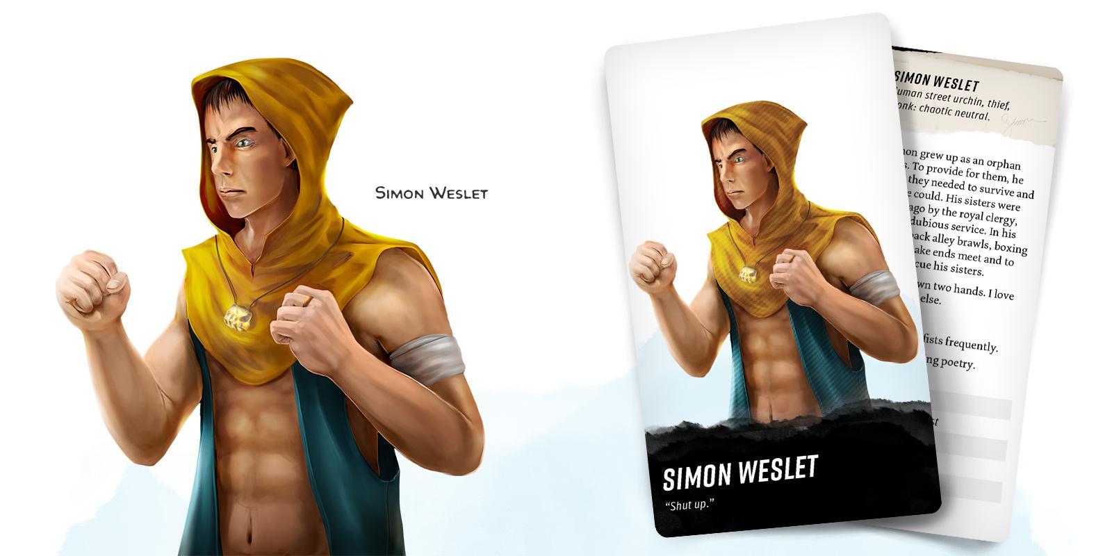 {The Griffon's Saddlebag} Simon | Chaotic neutral human | Scrolller