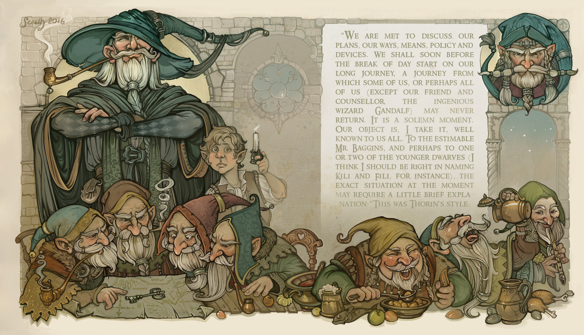The Hobbit by Olga Levina | Scrolller