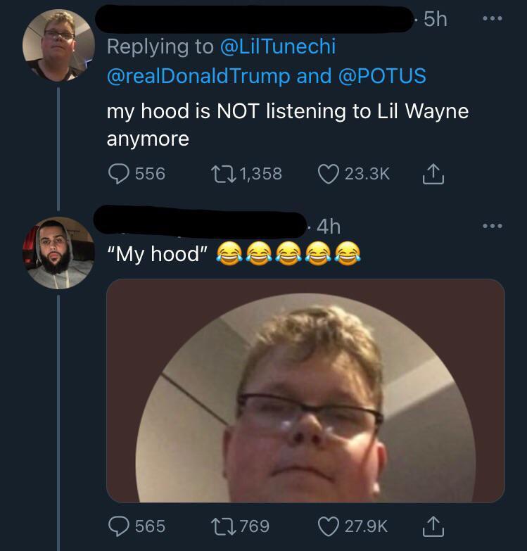 the hood is canceling Lil Wayne | Scrolller