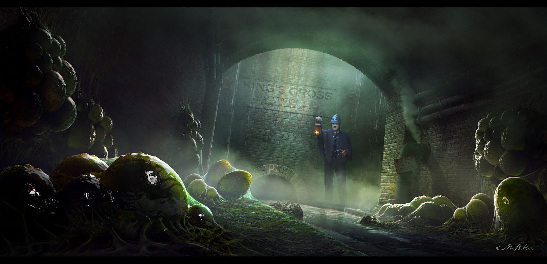 The incident in the tunnel at Kings - Cross by Vladimir Manyukhin | Scrolller