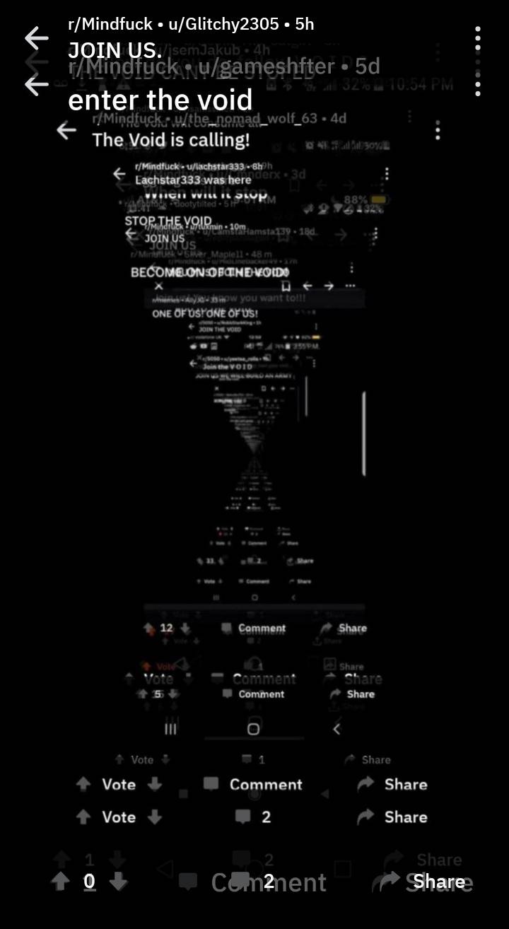 The infinite void | Scrolller