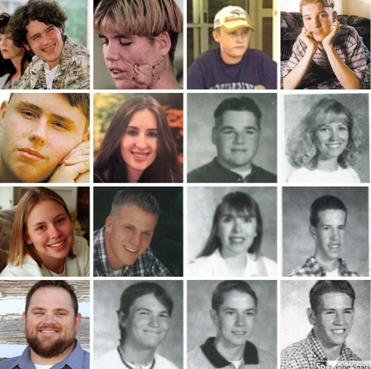 The injured victims of the 1999 Columbine High School shooting (1 ...