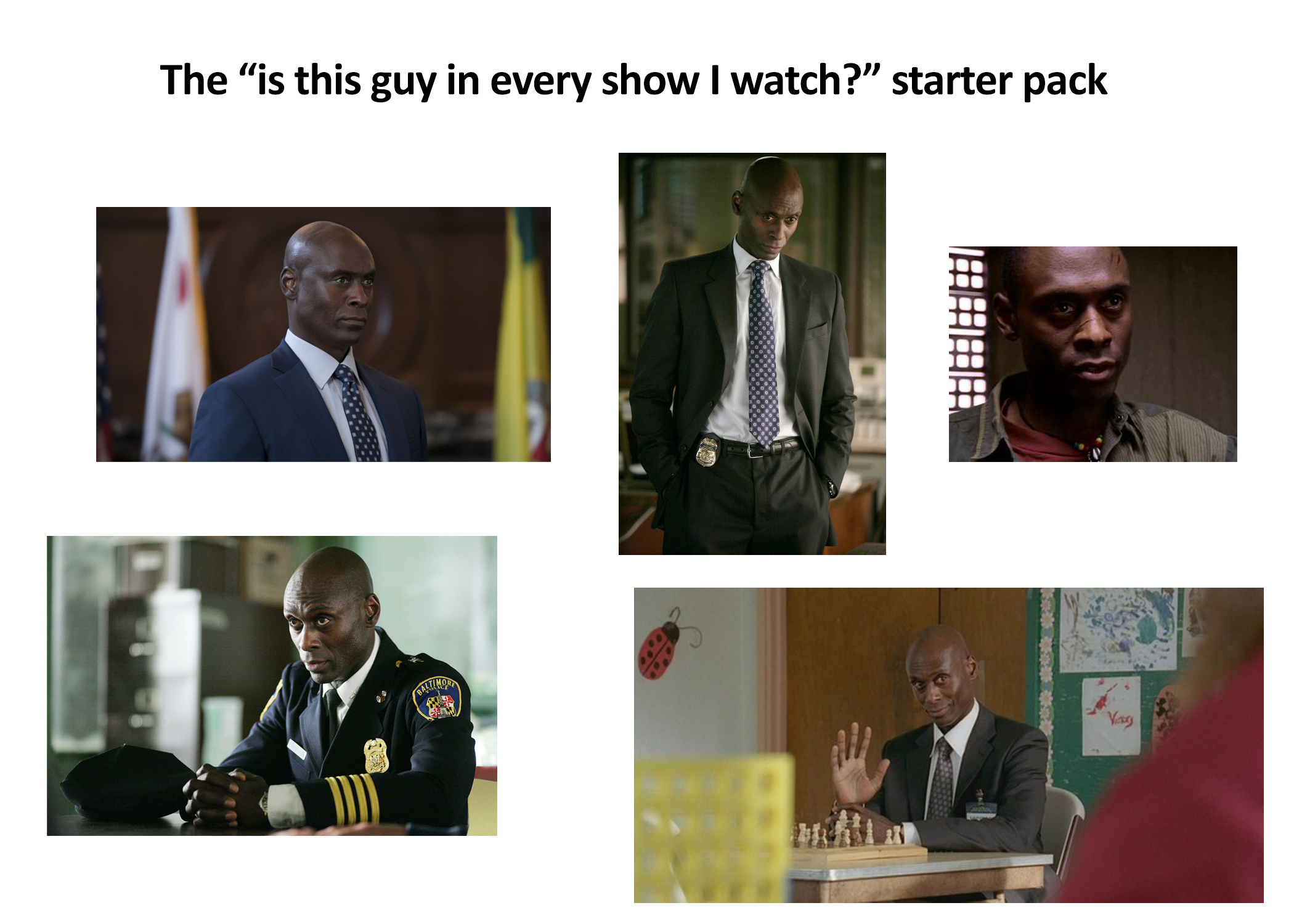 The "is this guy in every show I watch?" starter pack | Scrolller