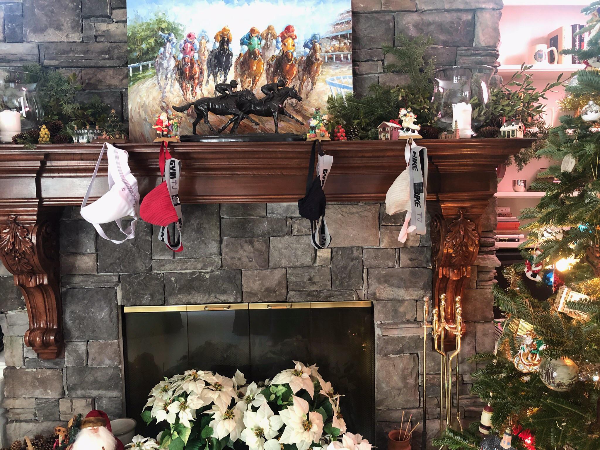 the jockstraps were hung by the chimney with care...” | Scrolller