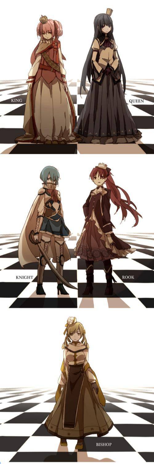 The King, Queen, Knight, Rook and Bishop | Scrolller