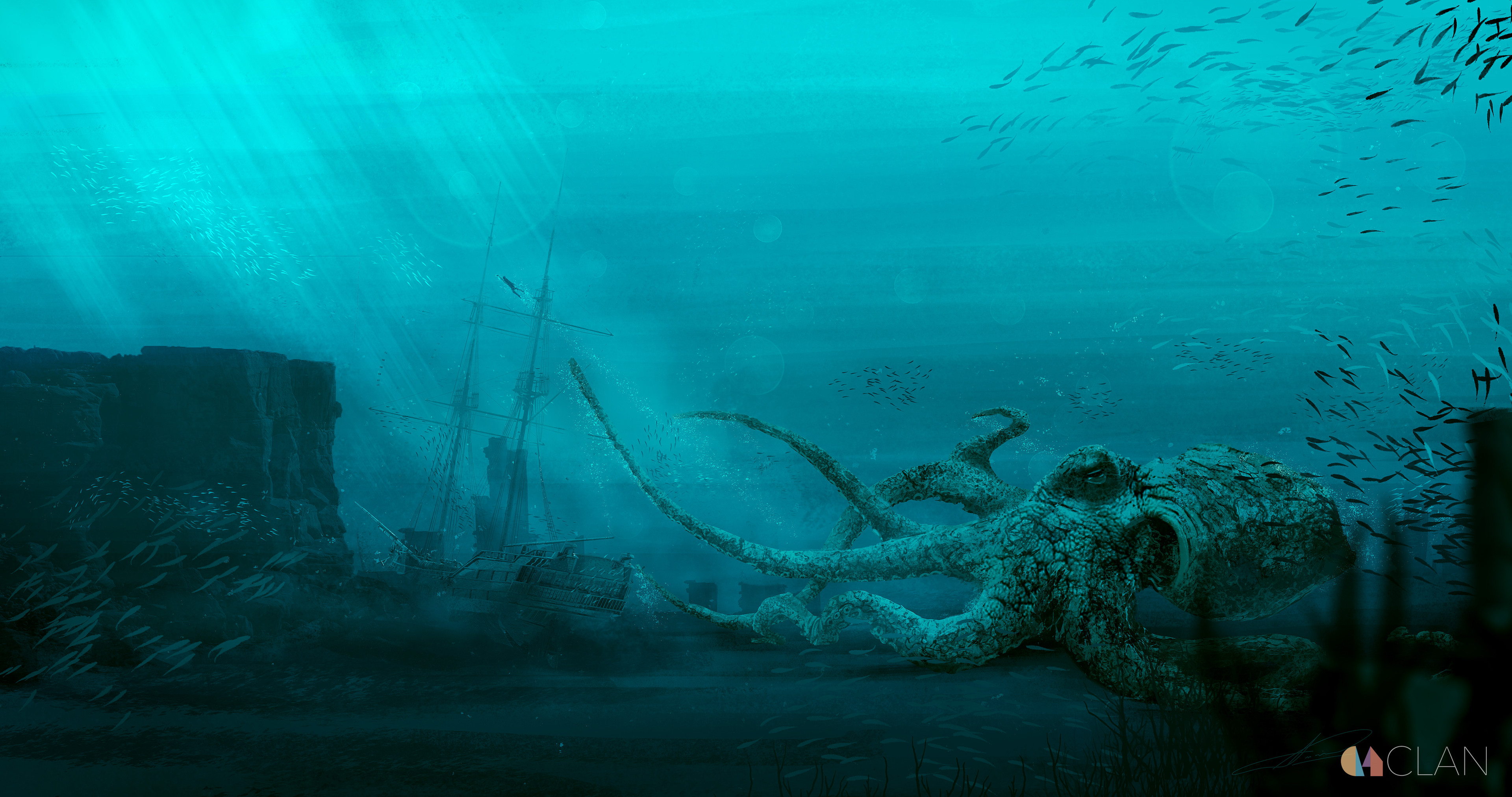 The Kraken by Luciano Neves | Scrolller