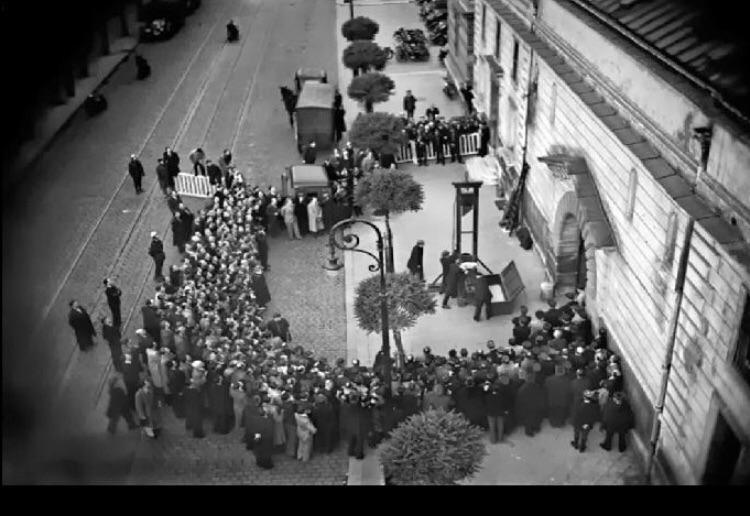 The last known public execution by guillotine. (France, 1939) | Scrolller