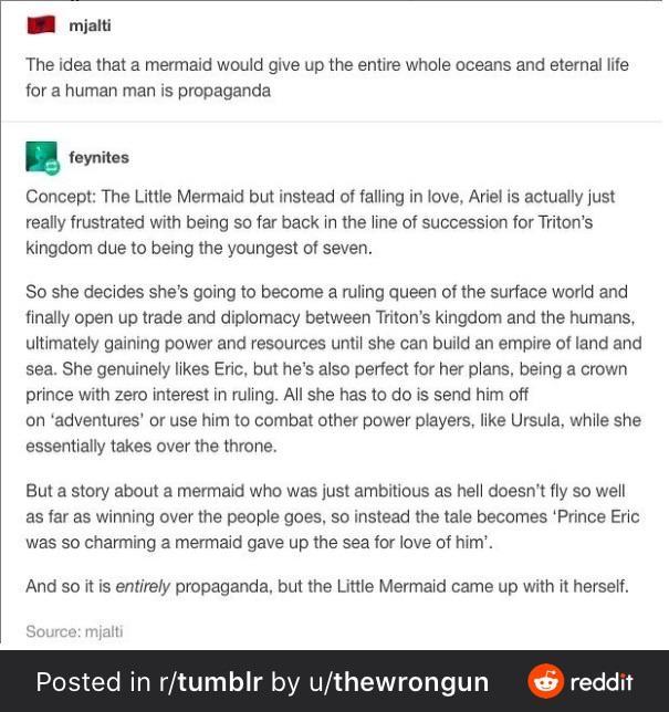 The Little Mermaid - the propaganda | Scrolller