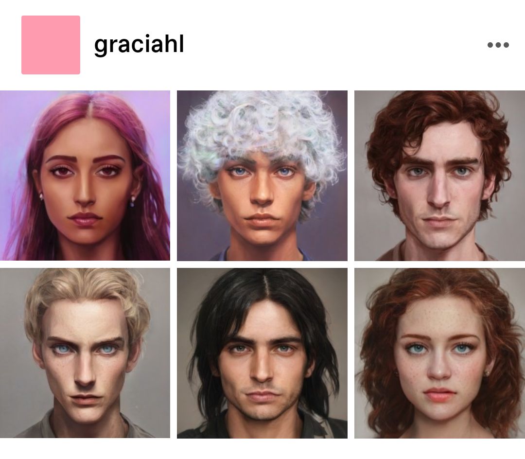 the main 6 made with artbreeder | Scrolller