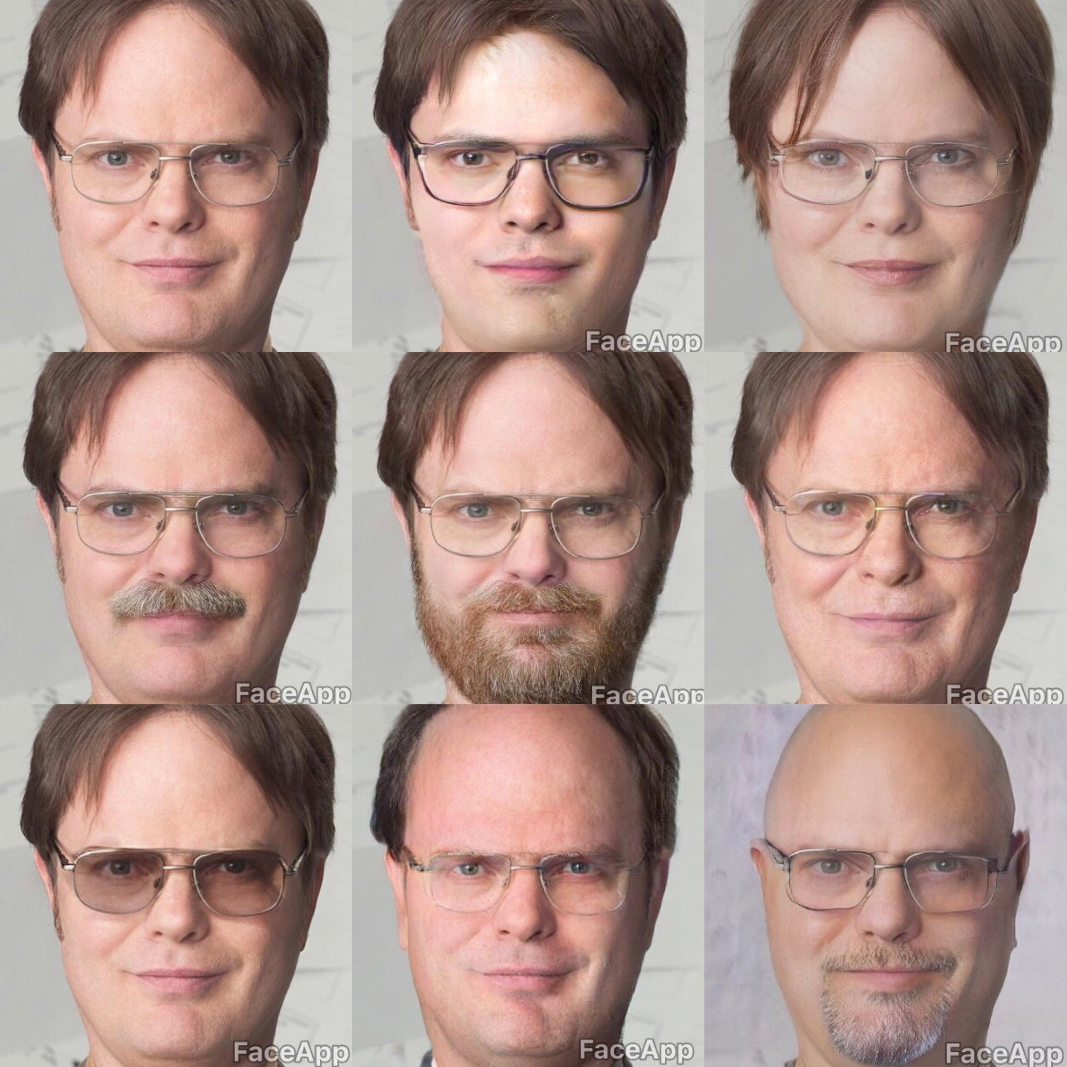 The many faces of Dwight Schrute | Scrolller