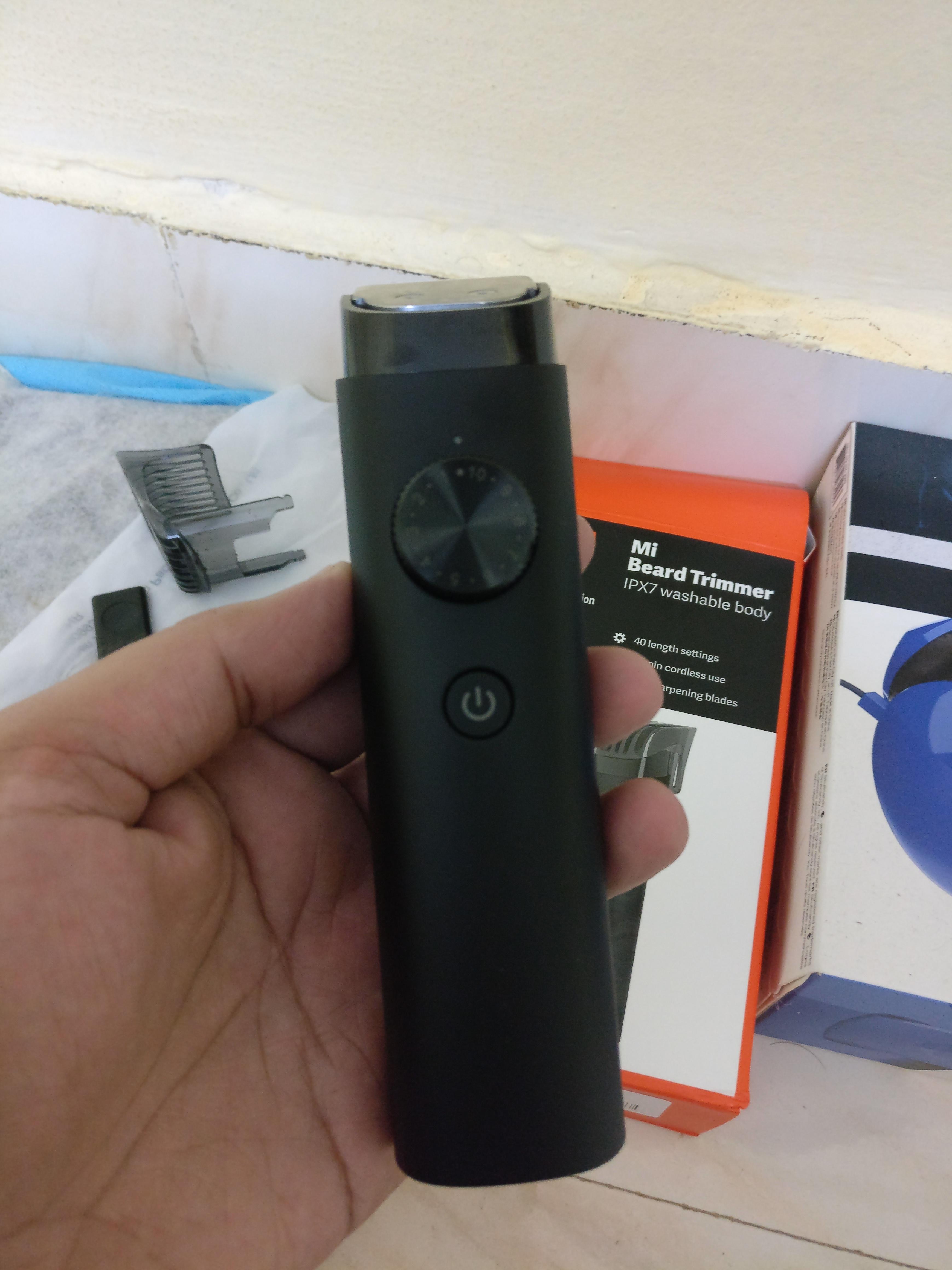 The matte black waterproof Mi trimmer is dope tech | Scrolller