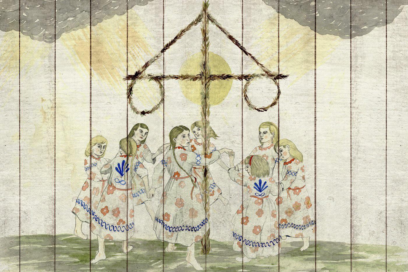 The Maypole dance. | Scrolller