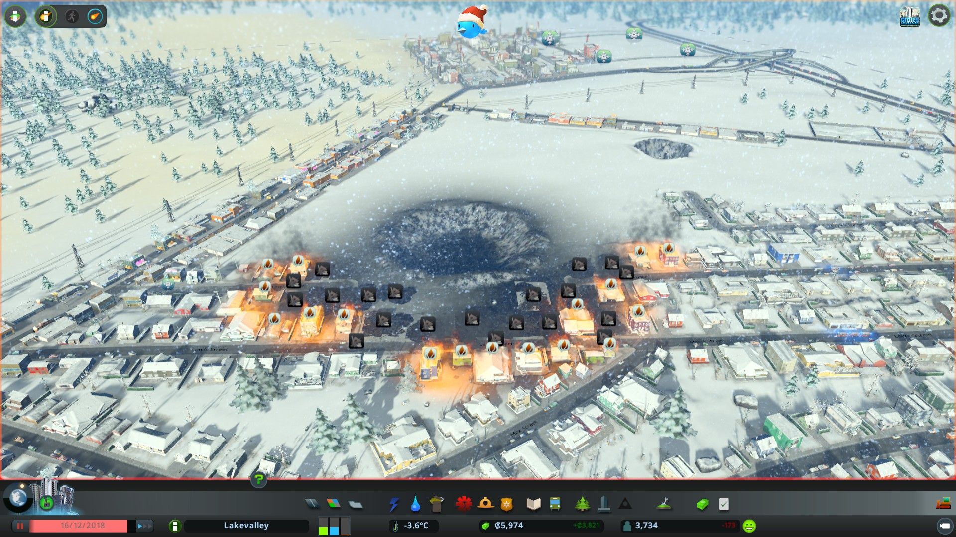 The Meteor landed directly on the disaster relief center | Scrolller