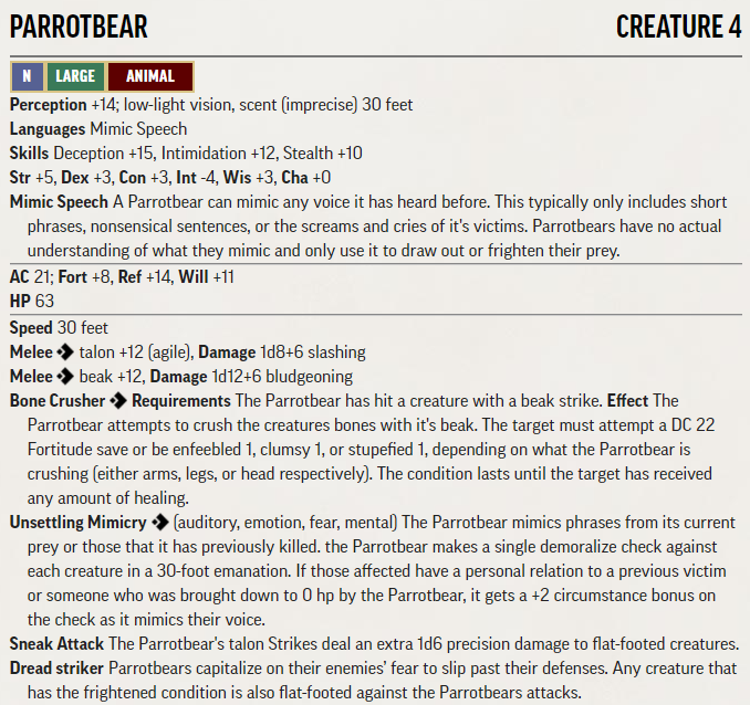 The mighty cousin of the owlbear | Scrolller