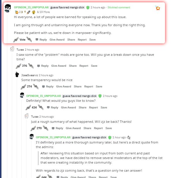 THE MODS ARE BACK!! SPREAD THE WORD!! | Scrolller