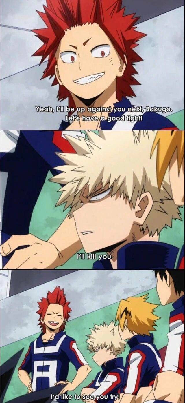 The moment Kirishima earned Bakugou’s respect - omegalul | Scrolller